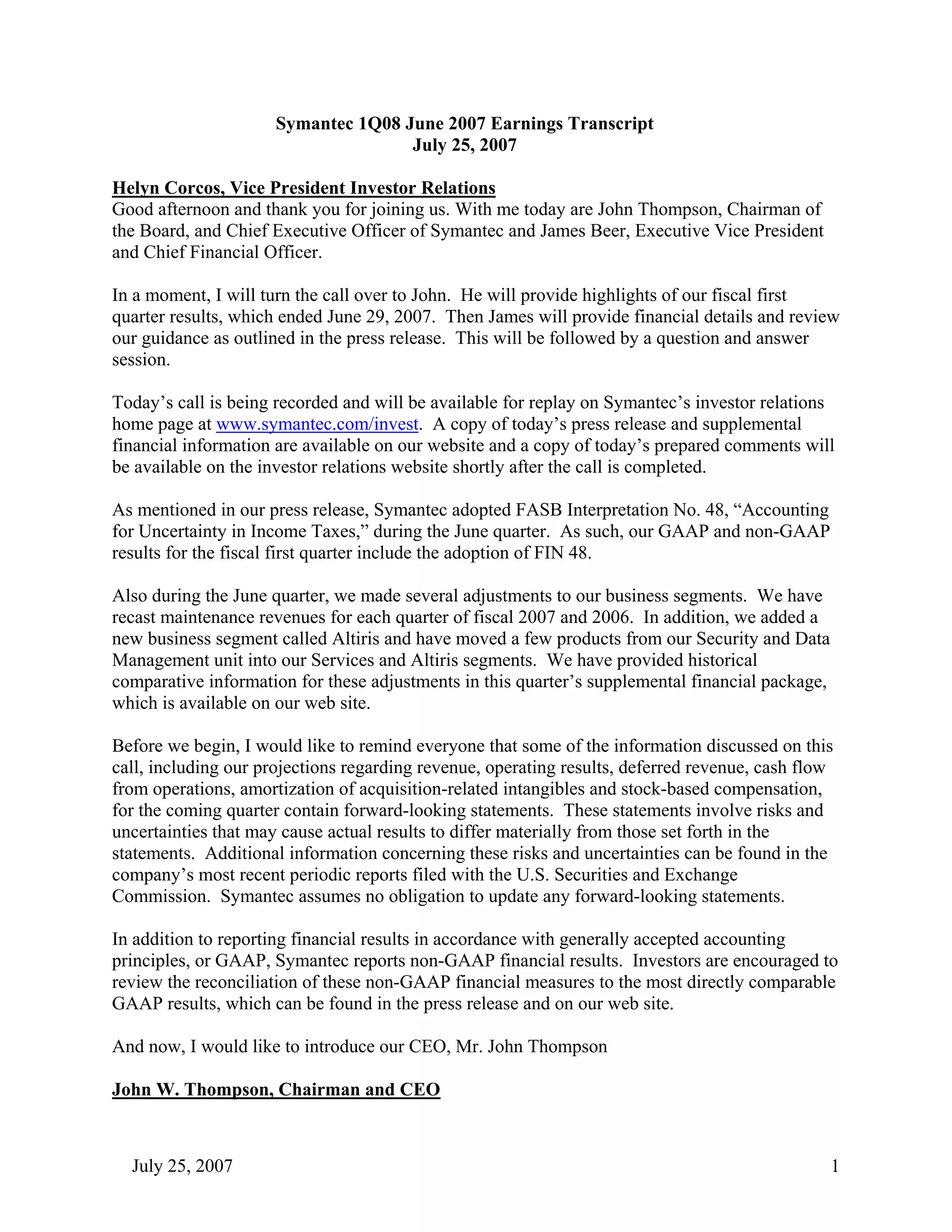 symantec ScriptJun07FINAL | PDF