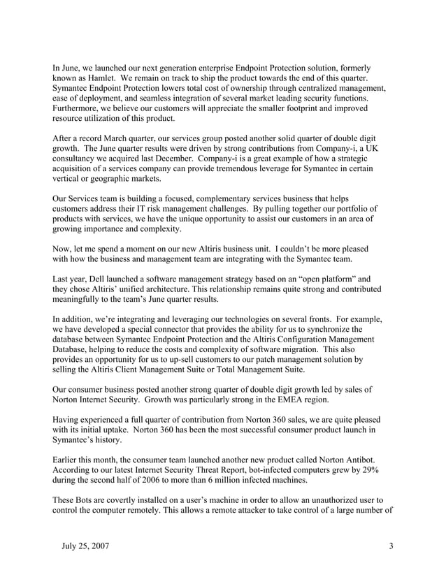 symantec ScriptJun07FINAL | PDF