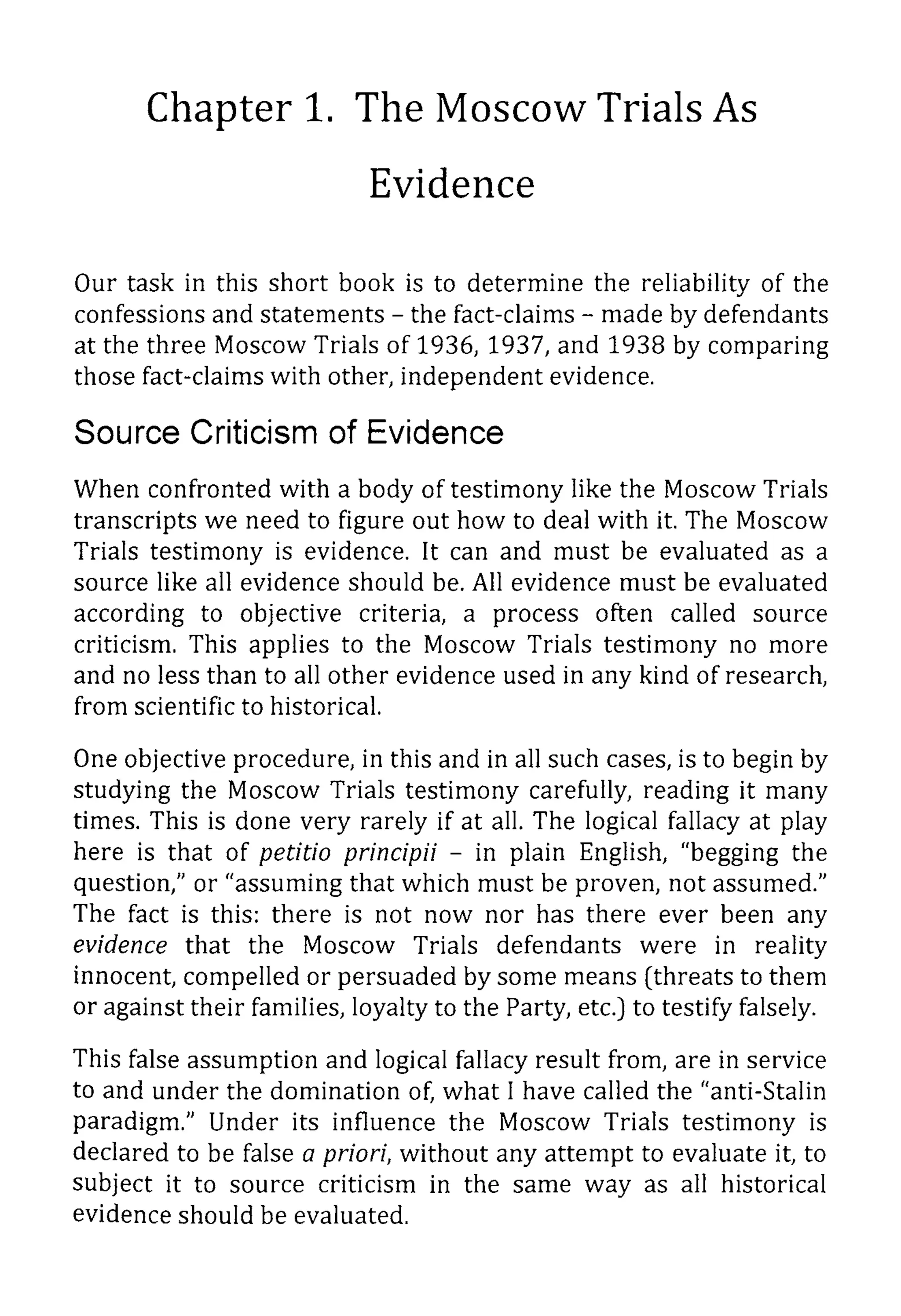 The Moscow Trials As Evidence Grover Furr | PDF