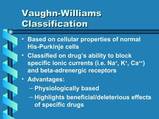 anti-arrhythmics | PPT