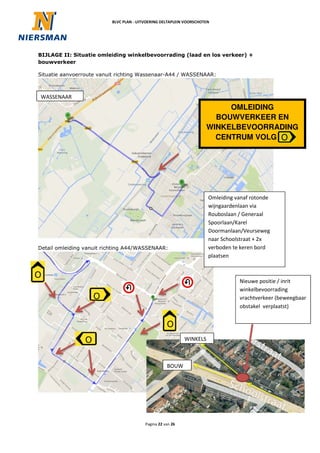 Deltaplein omleiding bouw + winkel bevoorrading | PDF