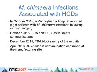 Microbial Contaminate of Heater-Cooler Units: M. Chimaera and Beyond | PPTX