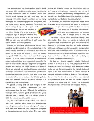 southwest airline ar00 | PDF