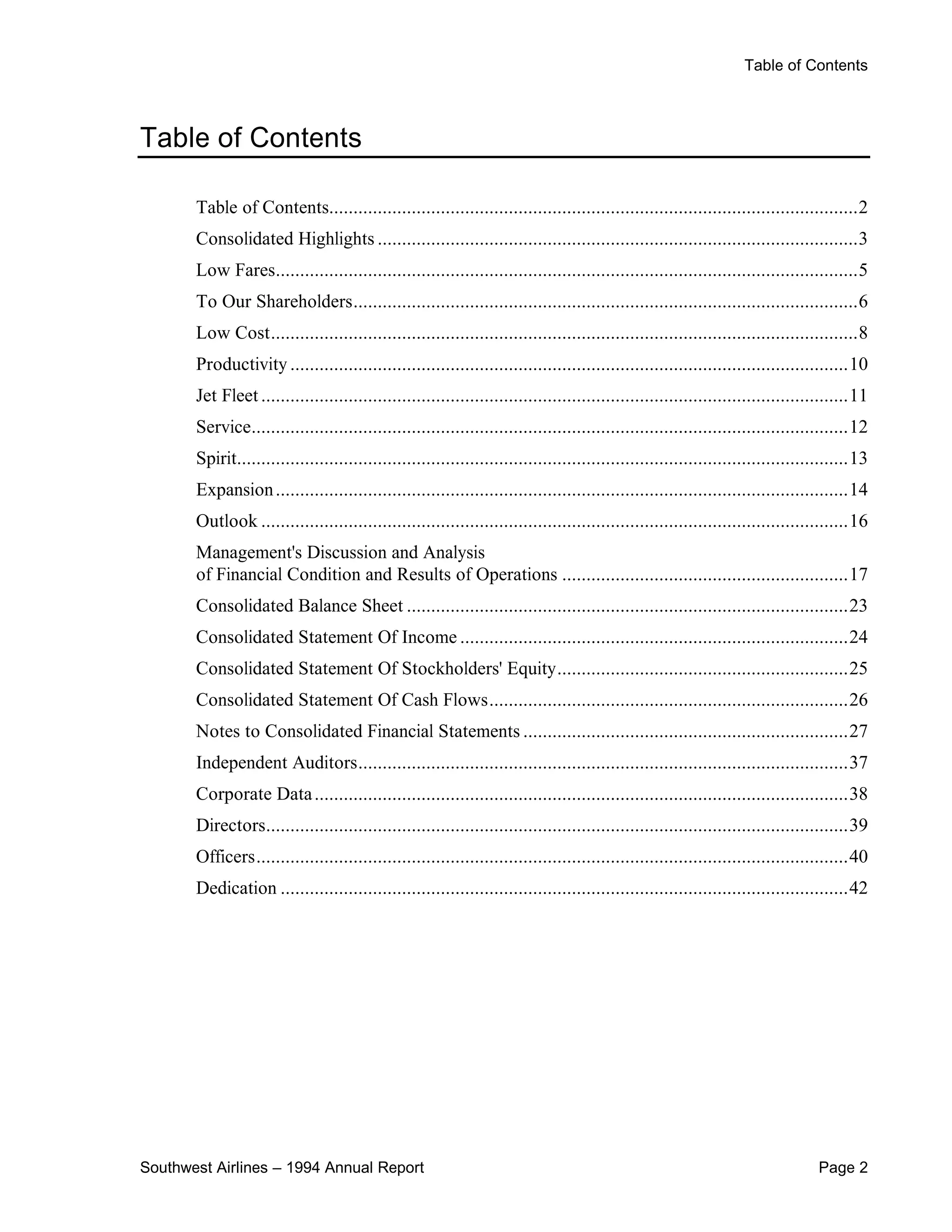 southwest airline ar94 | PDF