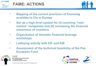 General Info: FAME European Creative Startup Training | PPT | Free Download