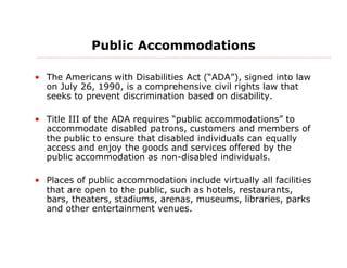 120719 ADA Title III Update | PDF