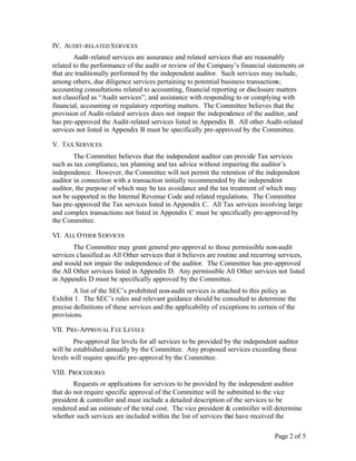 starbucks Auditor_Service_Pre-Approval_Appendices | PDF