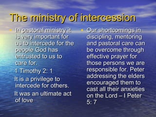 530-5a Ministry of intercession by Bryan Johnson | PPT