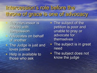 530-5a Ministry of intercession by Bryan Johnson | PPT