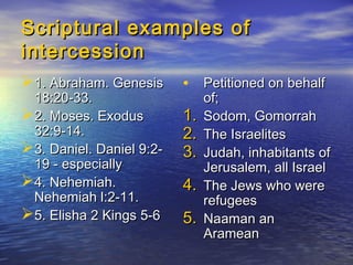 530-5a Ministry of intercession by Bryan Johnson | PPT