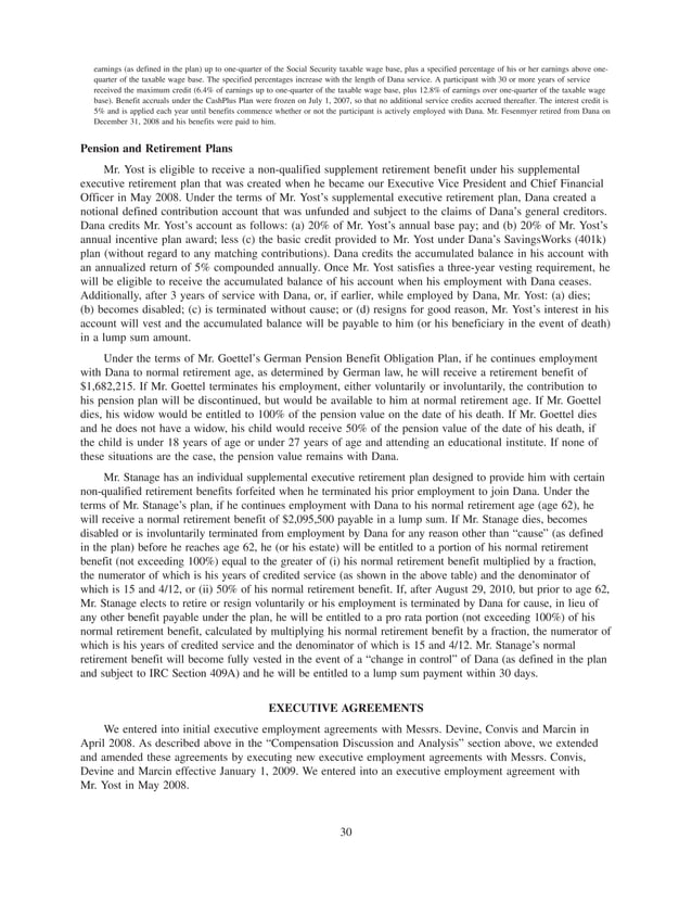 dana 2009ProxyStatement5612 | PDF