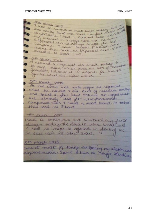 MY WORK EXPERIENCE REPORT