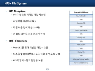 (120804) #fitalk advanced mac os forensics (hfs+ filesystem) | PPT