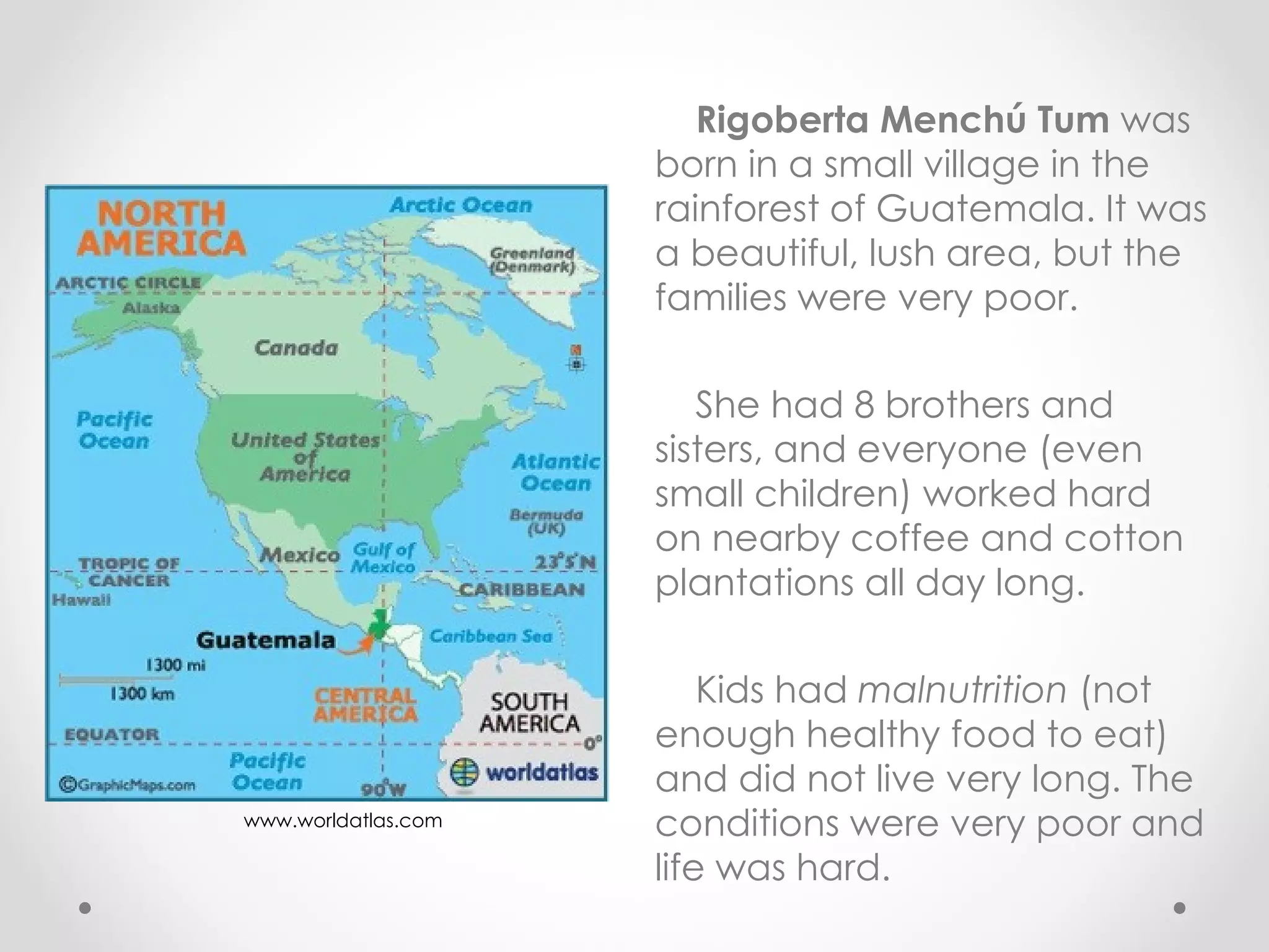 Rigoberta Menchu | PPT