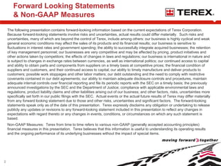 terex CSFB081308 | PDF