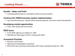 terex Shareholders0508 | PDF