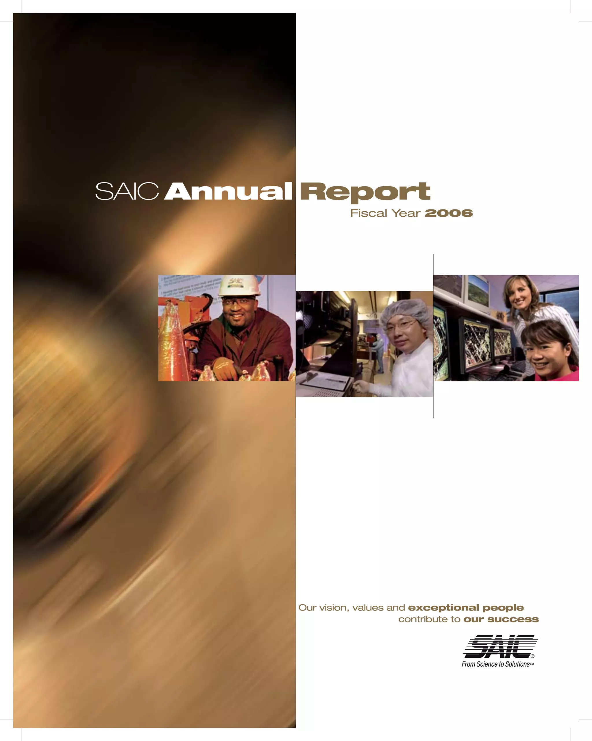 saic annual reports 2006 | PDF | Defense Industry | Industries