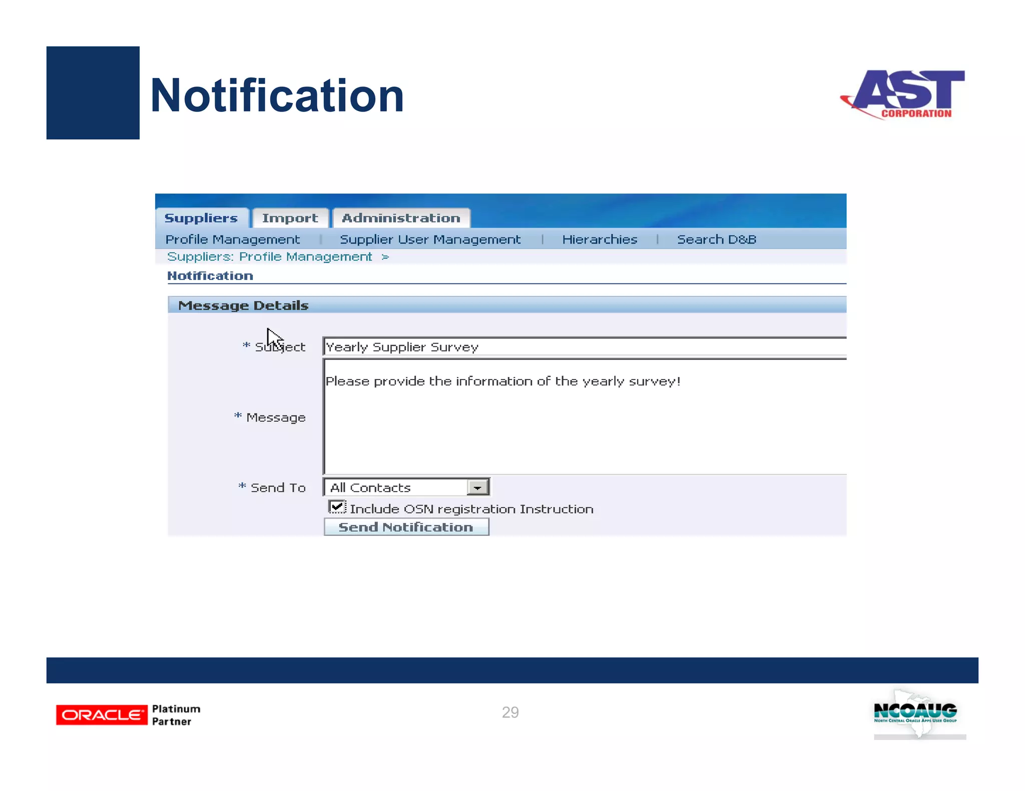 Oracle SLM : What's New in Supplier Onboarding through Oracle. | PDF