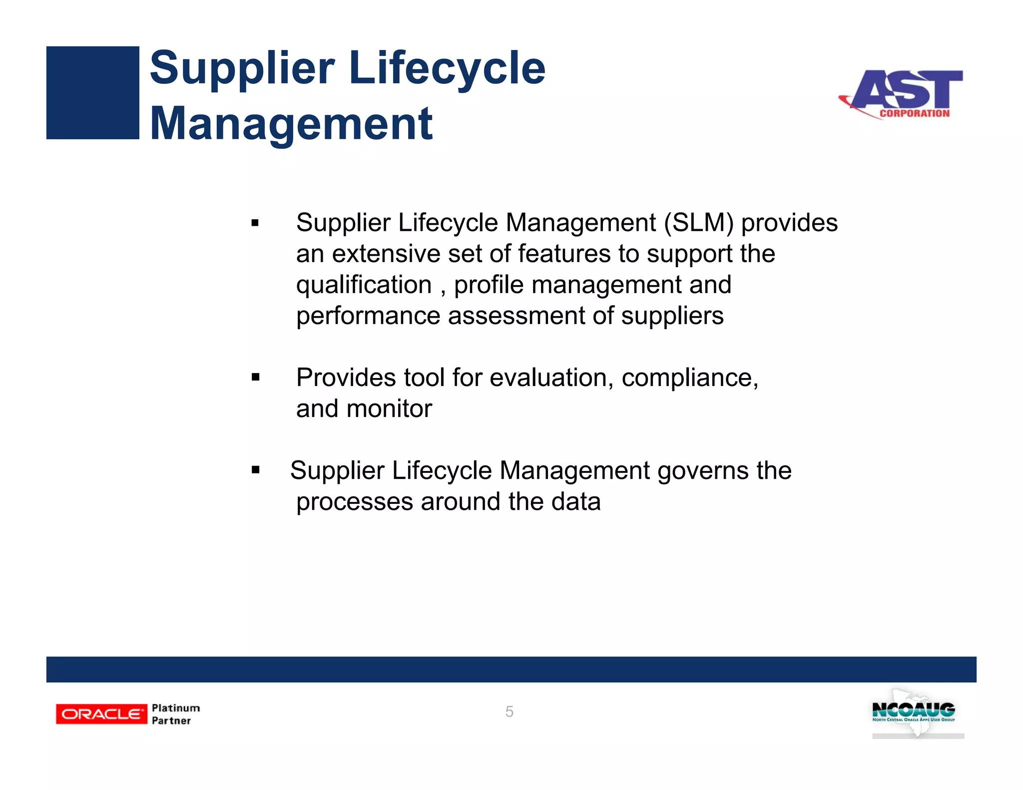 Oracle Slm Whats New In Supplier Onboarding Through Oracle Pdf Business Business And