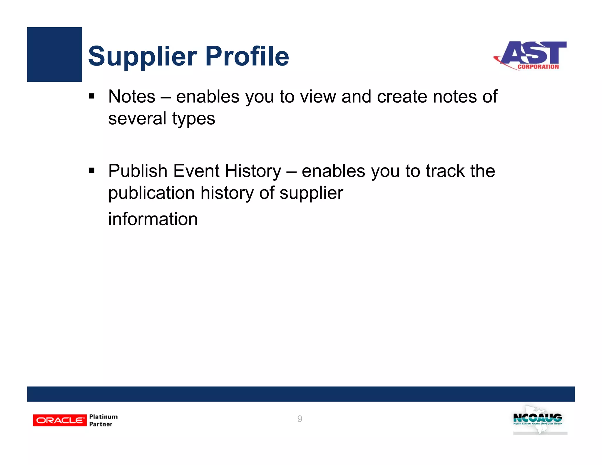 Oracle Slm Whats New In Supplier Onboarding Through Oracle Pdf Business Business And