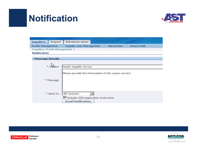 Oracle SLM : What's New in Supplier Onboarding through Oracle. | PDF ...