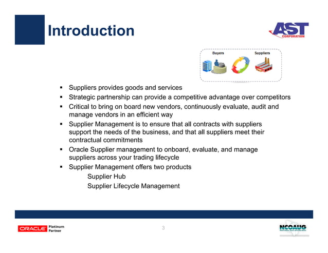 Oracle SLM : What's New in Supplier Onboarding through Oracle. | PDF ...