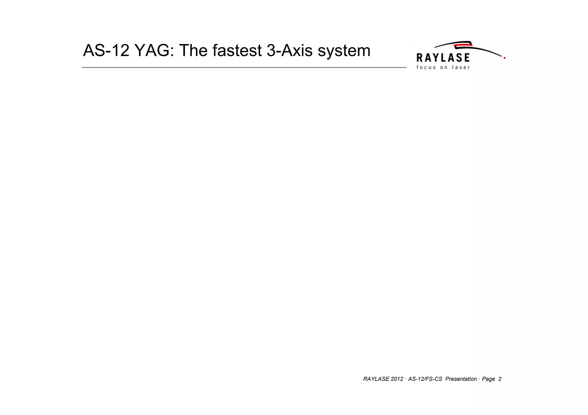 New RAYLASE Products for 3D material processing | PPT