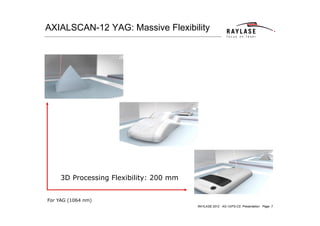 New RAYLASE Products for 3D material processing | PPT