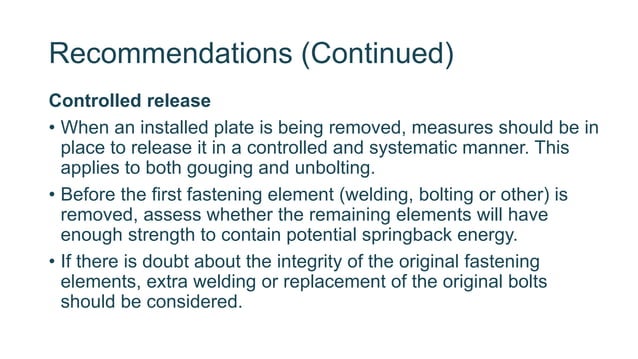 Elastic springback in plates - Theo Kahl | PPTX