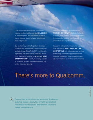 qualcomm annual reports 2007 | PDF