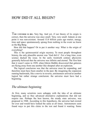 The Origin Of Almost Everything New Scientist | PDF