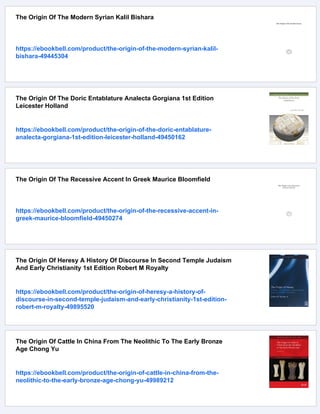 The Origin Of Almost Everything New Scientist | PDF