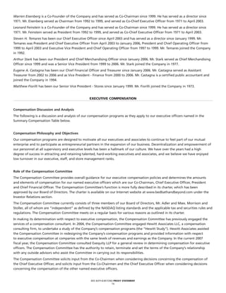 bed bath&beyond Proxy2007 | PDF