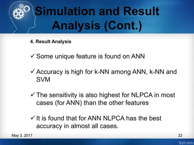 Feature Extraction And Classification Of Nirs Data Ppt