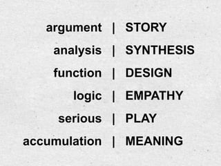Story Structure and Modern Storytelling | PPTX