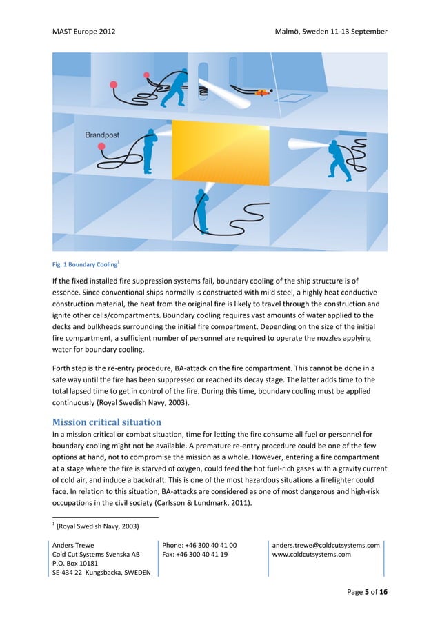 Efficient and Safe Shipboard Firefighting – More Cooling with Less ...