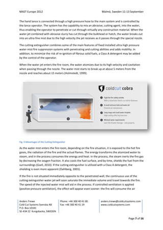 Efficient and Safe Shipboard Firefighting – More Cooling with Less ...