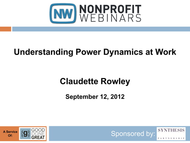 Understanding Power Dynamics at Work | PDF