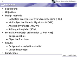 Multi-Disciplinary Conceptual Design of Multi-Stage Hybrid Rocket using Genetic Algorithm and ...