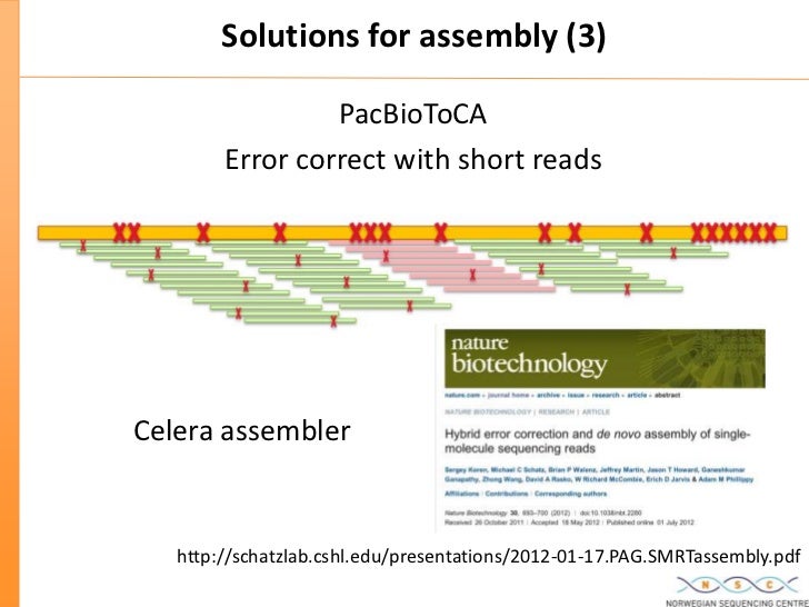 Combining PacBio with short read technology for improved de novo geno…