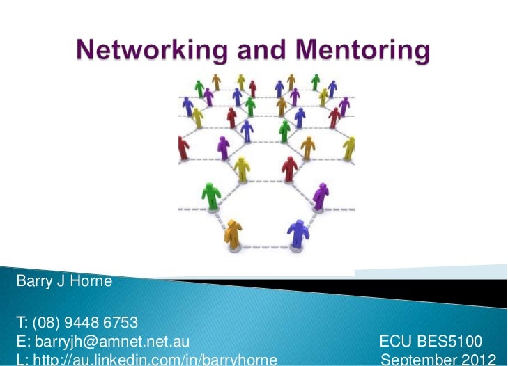 Career Development Networking And Mentoring 2012