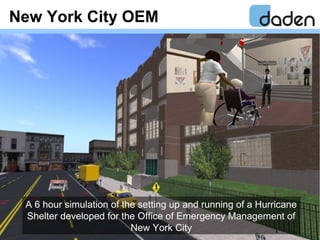 Using 3D visualisations for exercising and infrastructure stress ...