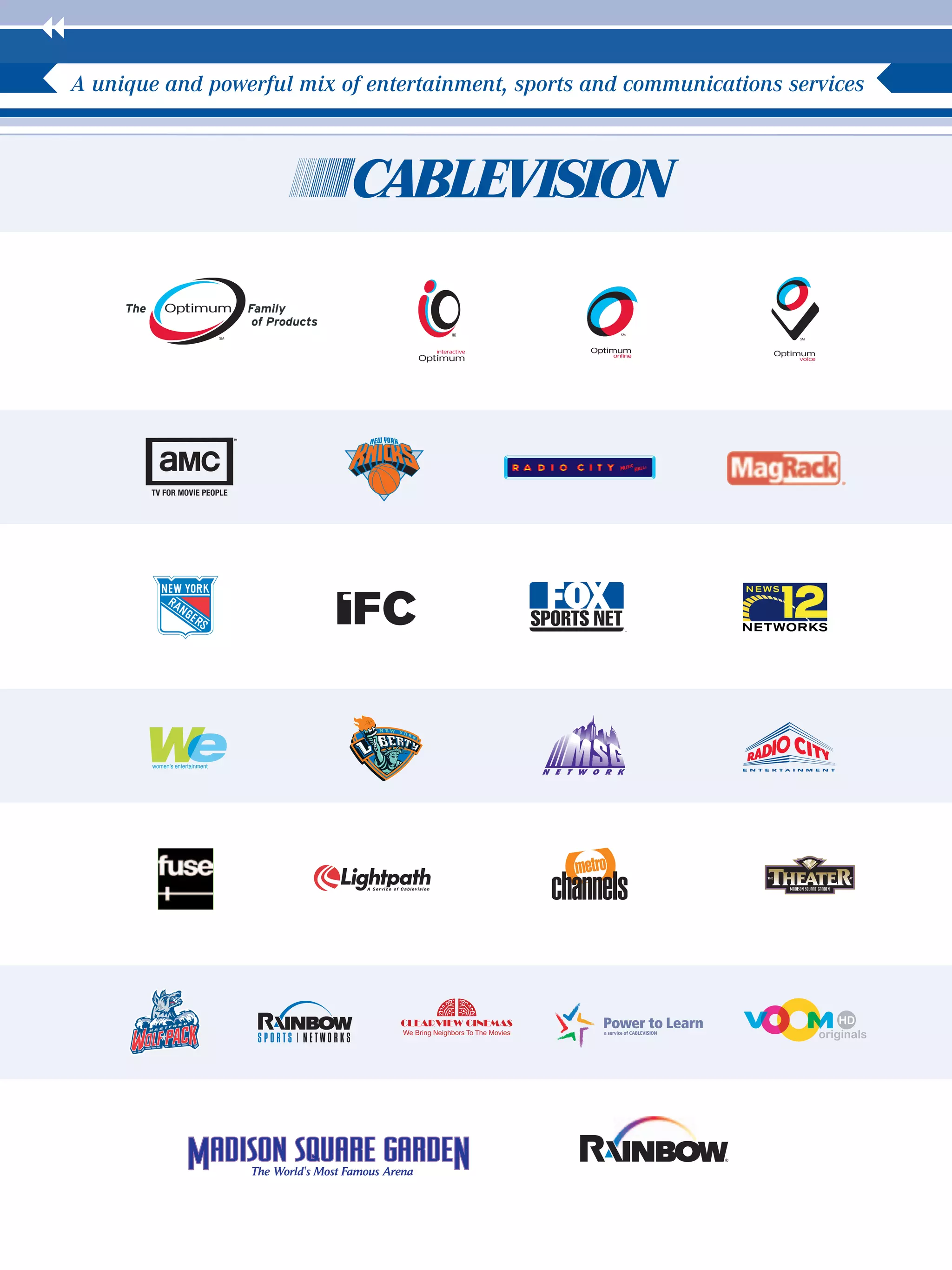 cablevision systems 2004ar | PDF