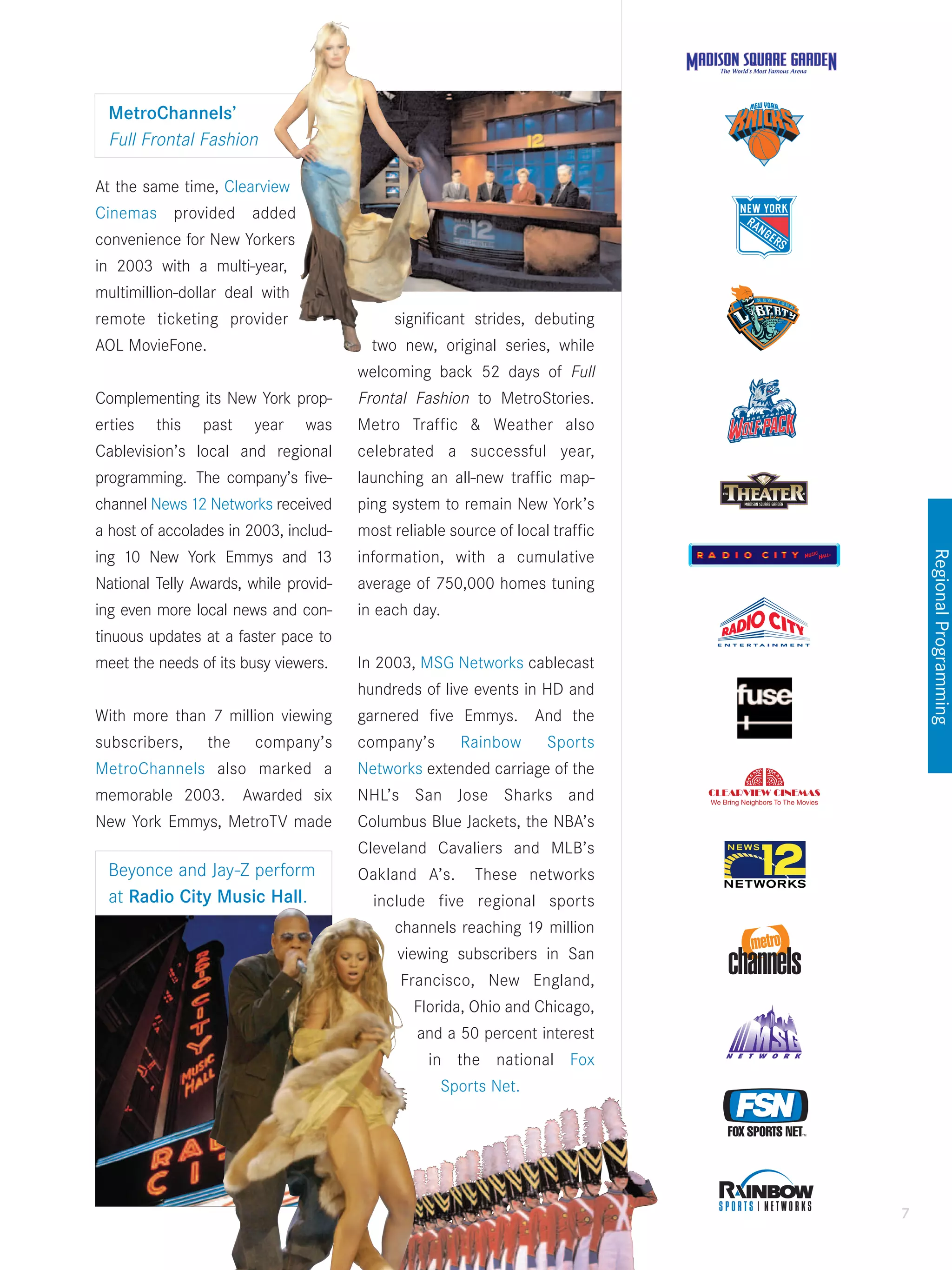 cablevision systems 2003ar | PDF