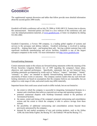 goodrich 2Q04FinalERTotal | PDF