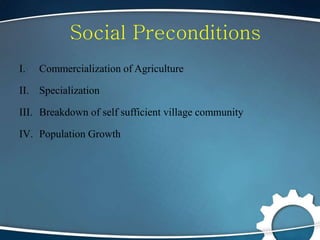 Socio-Cultural and Psychological Preconditions of Industrialization | PPTX