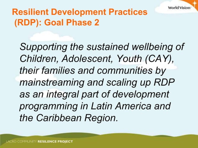 Resilient development practice – from fragmentation towards integration ...