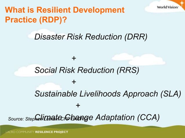 Resilient development practice – from fragmentation towards integration ...
