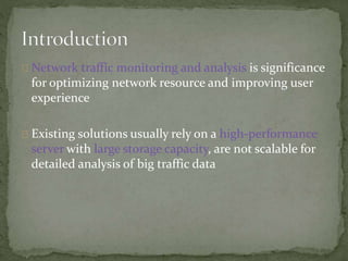 Monitoring and Analyzing Big Traffic Data of a Large-Scale Cellular Network with Hadoop | PPTX