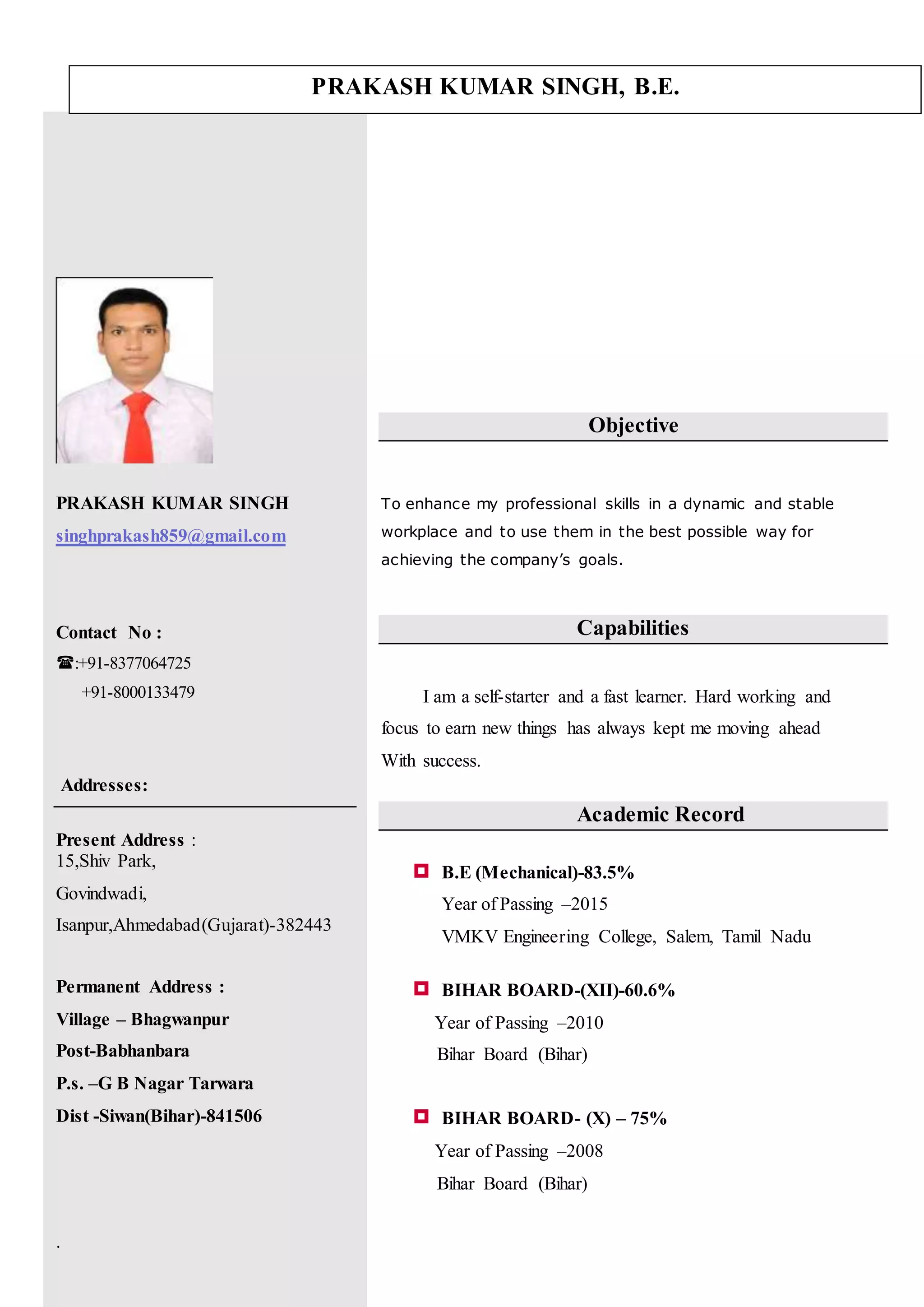 RESUME 2016 -EXPERIENCE | PDF